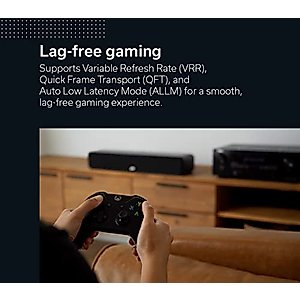 Denon AVR-S570BT 5.2 Channel AV Receiver - 8K Ultra HD Audio & Video, Enhanced Gaming Experience, Wireless Streaming via Built-in Bluetooth, (4) 8K HDMI Inputs, Supports eARC, HD Setup Assistant