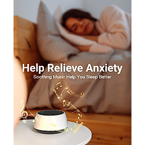 Jack & Rose White Noise Machine Baby, Baby Sound Machine Kids with Night Light, Portable White Noise Machine for Sleeping