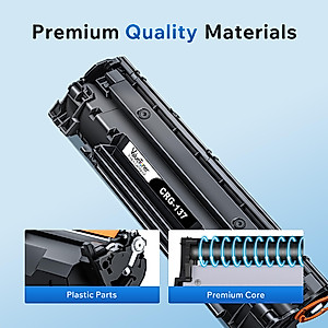 Valuetoner Compatible Toner Cartridge Replacement for Canon 137 CRG 137 9435B001AA to Use with ImageClass D570 MF236n MF247dw LBP151dw MF227dw MF229dw MF216n MF232W MF217w LBP151dw MF249dw (4 Black)
