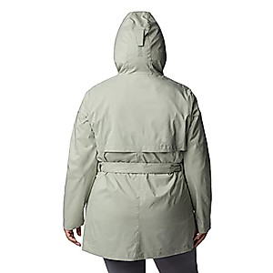 Columbia Women's Pardon My Trench Rain Jacket, Safari, Medium