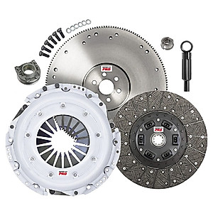ClutchMaxPRO Heavy Duty OEM Clutch Kit with Flywheel Compatible with 1970 1971 1972 1973 1974 1975 1976 1977 F100 F150 F250 F350 5.0L V8 302ci (CP07227HDFW-CK)