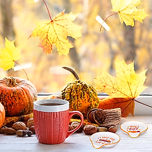 Whaline Fall Spoon Rest Autumn Pumpkin Truck Coffee Spoon Rest Ceramic Teaspoon Holder Small Sauce Dishes Dipping Bowl Ring Dish for Holiday Party Counter Kitchen Housewarming Gift, 2Pcs