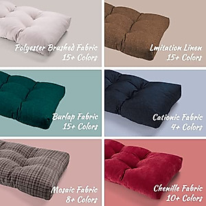 FINDEN Custom Bench Cushion, Patio Bench Cushion Indoor,Outdoor Cushions for Patio Furniture Chair Cushion Bench Pad,Bench Seat Cushion,Porch Swing Cushions Bay Window Sofa Garden Cushion