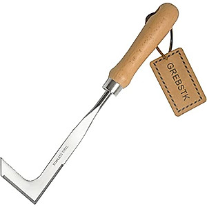 GREBSTK Crack Weeder Crevice Weeding Tool Manual Weeder Beech Handle Lawn Yard Gardening Tool