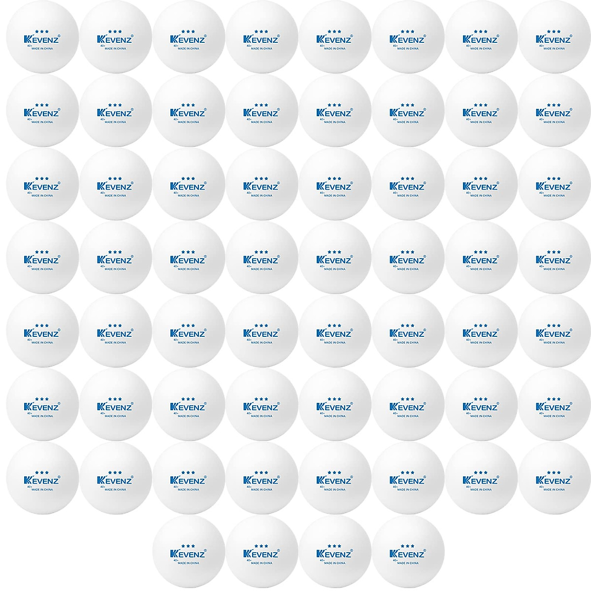 KEVENZ 3 Star Ping Pong Balls, 60,120 or 12 Pack Advanced Table Tennis Balls,Bulk Outdoor Ping-Pong Balls