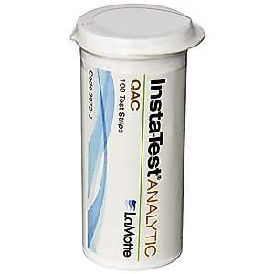 LaMotte 3072-J QAC Test Strip, 100/vial