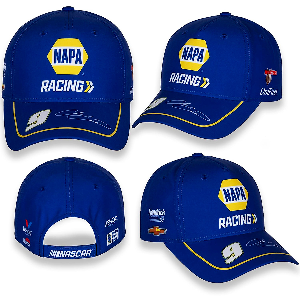 Checkered Flag Sports 2023 Chase Elliott Uniform Hat - NASCAR Adjustable Automotive Racing Baseball Cap