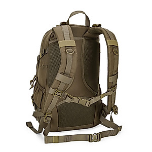 Mardingtop 25L Hiking Backpack,Lightweight Molle Tactical Backpack for Running,Hiking,Cycling,Motorcycle(With Rain-cover)