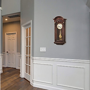 Howard Miller Jennison Wall Clock - Vintage Mahogany, Triple-Chime
