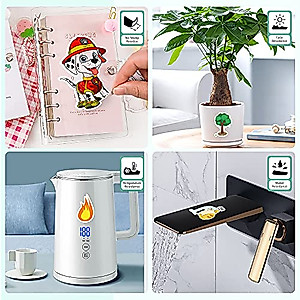 Printable Vinyl for Inkjet printer, 20 Sheets Premium Glossy White Waterproof Printable Vinyl Paper,8.3"x 11.7"