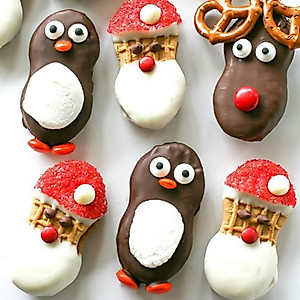 Eastron Edible Small Candy Eyeballs Eyes Cake Cupcake Toppers Cookie Decorations Dessert Sprinkles for Halloween Christmas Birthday Party Supplies 2.75 Ounce