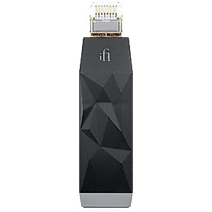 iFi LAN iSilencer - LAN Signal Noise Filter - Remove Electrical Noise - Ethernet Isolator for Hi-Res Audio Systems (RJ45)
