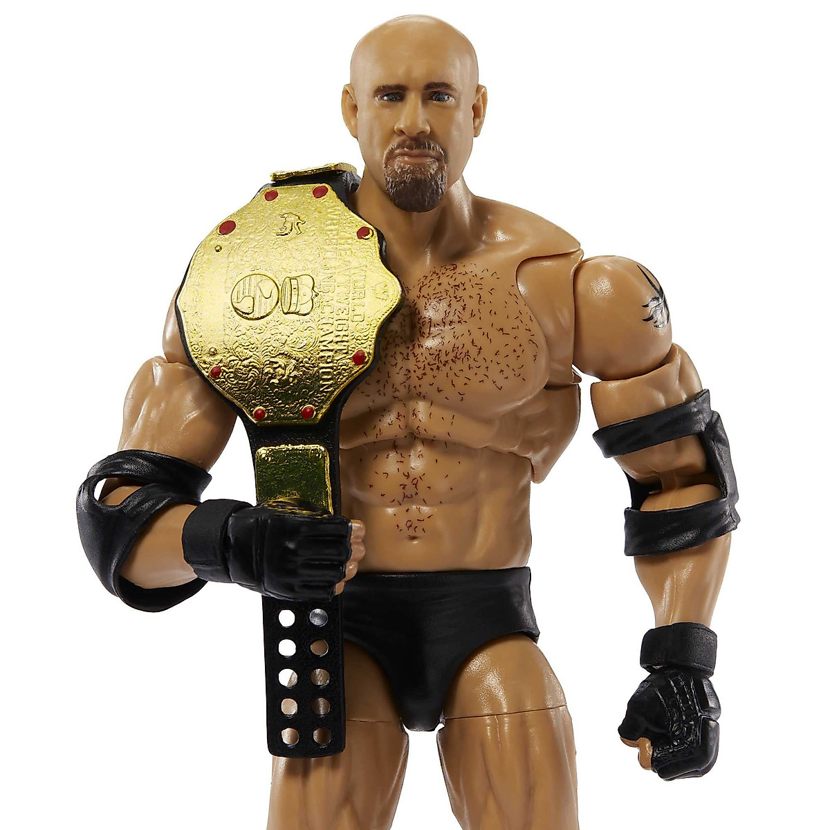 Mattel WWE Ultimate Edition Fan TakeOver Action Figure, Goldberg Collectible Set with Interchangeable Accessories Like Extra Heads & Swappable Hands