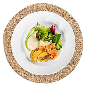 6 Pack Handwoven Jute 15" Placement Mat, by Westerly