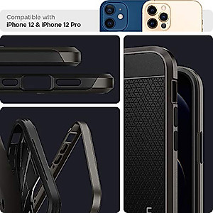 Spigen Neo Hybrid Designed for iPhone 12 Case (2020) / Designed for iPhone 12 Pro Case (2020). - Gunmetal