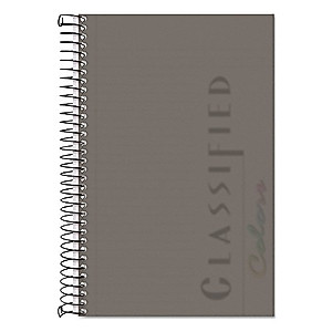 TOPS Classified Business Notebooks - Letter 8 1/2" x 5 1/2"