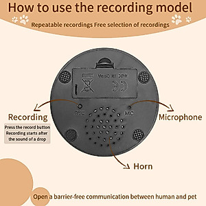 Set of 5 Color Dog Buttons with Rubber Mat for Communication,Dog Talking Buttons,Pet Buttons,Dog Training & Behavior Aids,Train Your Dog to Voice What They Want