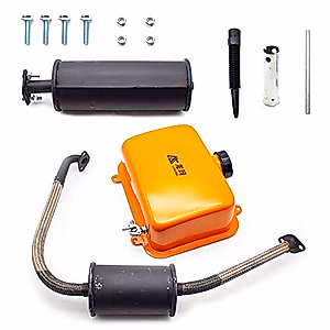 LeTkingok 5KW Electric Vehicle Gasoline Generator Range Extender Electric Start Automatic Frequency Conversion Electric Tricycle Generator (60V, Split Tank)