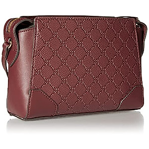 Nine West Brooklyn Crossbody, Merlot Logo