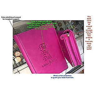 Study Edition Big Book with Pink AA Bookcover with Big Book Study Edition of Alcoholics Anonymous Included You Get Both