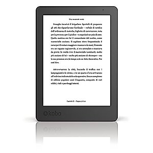 Kobo Aura - eBook reader - 4 GB - 6"(N236-KU-BK-K-EP)