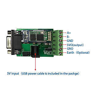 DSD TECH SH-B35 RS485 RS232 to Bluetooth 2.0 Adapter Support Android and Windows