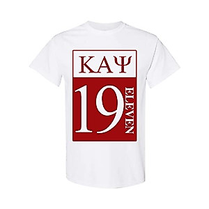 Kappa Alpha Psi Chapter 27 19-Year T-Shirt (as1, Alpha, m, Regular, Regular, White)