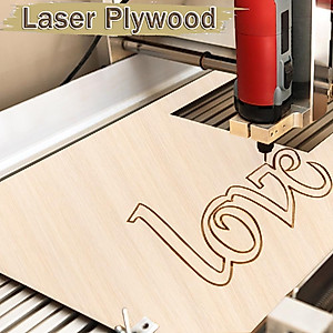 Yaliuliu 24 Pack 12"x12"x1/8" Basswood Sheets for Crafts - 3mm Unfinished Plywood Crafts, Ideal for DIY Ornaments, Drawing, Painting, Engraving, Staining, Model Carving, Wood Burning, Laser Cutting