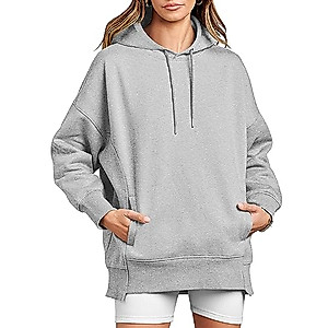 ANRABESS Hoodies for Women Oversized 2023 Fleece Casual Hooded Drop Shoulder Baggy Sweatshirt for Teen Girls Long Sleeve Fall Winter Warm Y2K Gym Outfit Fashion Preppy Clothes Pocket 1190-yanhui-S