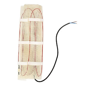 Electric Floor Heating Mat, High Efficiency Electric Floor Heating System 360W Selfadhesive 3㎡ PEP Insulation for Studio (220-240V)