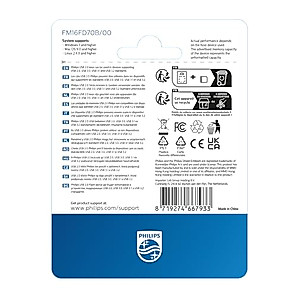 PHILIPS 16GB Flash Drive, Snow Edition USB 2.0 - White/Blue