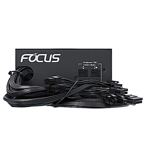 Seasonic Focus SSR-850FM, 850W 80+ Gold, Semi-Modular, Fits All ATX Systems, Fan Control in Silent and Cooling Mode, 7 Year Warranty, Perfect Power Supply for Gaming and Various Application