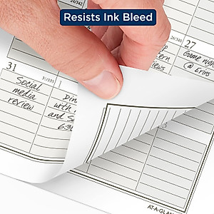 AT-A-GLANCE 2024 Daily & Monthly Planner Two Page Per Day Refill, 3-3/4" x 6-3/4", Portable Size, Loose-Leaf (471-225-24)