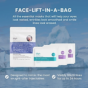 skyn ICELAND Face-Lift in-a-Bag: Essential Masks for Eyes, Forehead & Smile Lines