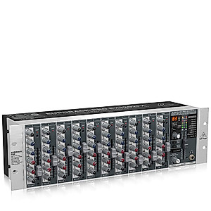 Behringer RX1202FX V2 Premium 12-Input Mic/Line Rack Mixer with XENYX Mic Preamplifiers, British EQ's and Multi-FX Processor
