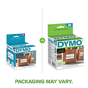 DYMO LW Standard Shipping Labels for LabelWriter Label Printers, White, 2-1/8'' x 4'', 1 roll of 220 (30323)