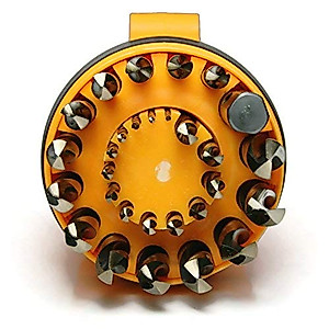 Norseman Super Premium Magnum 29 Piece Drill Bit Set - Orange Ultradex - 46962-135 Degree Split Point - Round Shank With Three Flats