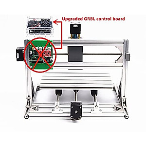 CNCTOPBAOS 3 Axis Desktop DIY Mini CNC 3018 Router Kit GRBL Control Plastic Acrylic PCB PVC Wood Carving Milling Engraving Machine Working Area 30x18x4.5cm