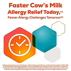 Nutramigen Hypoallergenic Baby Formula from Enfamil- Lactose Free Milk Powder, 12.6 ounce - Omega 3 DHA, Probiotics for Digestive Health & Immune System, Iron