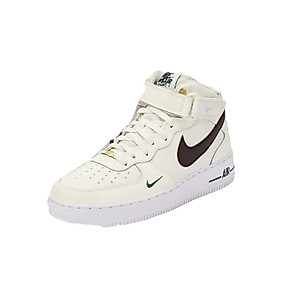 Nike Air Force 1 Mid '07 Lv8, Sail/Brown Basalt-malachite, 11