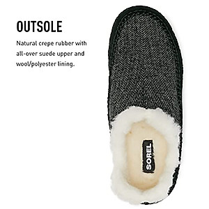 Sorel Men's Manawan II Slipper - Grill, Black - Size 12