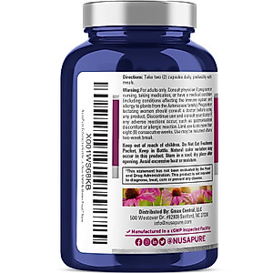 NusaPure Echinacea Goldenseal 2,800mg 300 Veggie Caps (Vegetarian, Non-GMO, Vegan)