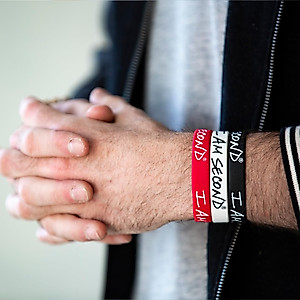 3-Pack I Am Second Youth/Petite Multi-Color Silicone Wristband Bundle