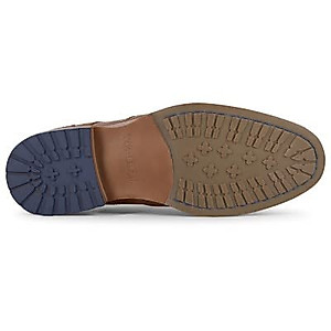 Van Heusen Men's Gino Wingtip Oxford Shoes, Cognac, 12