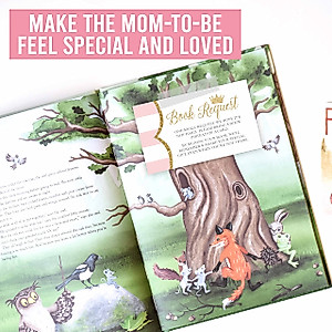 25 Book Request Baby Shower Guest Book Alternative - Princess Baby Shower Invitation Inserts, Books For Baby Shower Request Cards, Bring A Book Instead Of A Card, Baby Shower Book Request For Girls