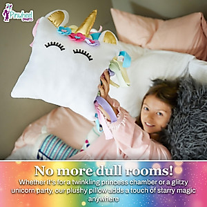 Unicorn Pillow Kit & Mermaid Jewelry Box Kit Bundle - Fun DIY Arts and Crafts Project for Kids Ages 6 7 8 9 10 11 12 - Great Gifts for All Occasions