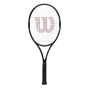 Wilson Pro Staff 26 V13.0 Youth Tennis Racket, Carbon Fibre, Black, WR050410U