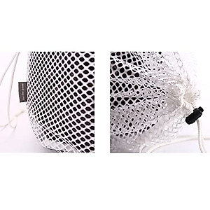 Mesh Laundry Bags with Drawstrin. Travel Laundry Bag. Machine Washable. Clothing Washing Bags for Laundry. Blouse. Bra. Hosiery. Stocking. Underwear. Healthy and harmless. pregnant women and baby clothing can be safely used 19.6*15.7 IN (Coarse-mesh)