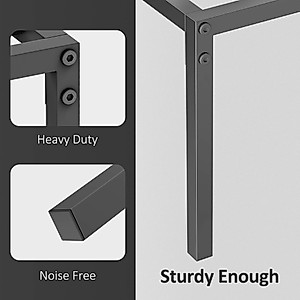 IDEALHOUSE Queen Bed Frame with Storage 14 Inch Metal Platform Bed Frame with Steel Slat Support No Box Spring Needed,Mattress Foundation,Easy to Assemble