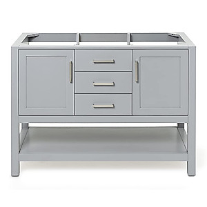 ARIEL Bayhill 48" Single Sink Base Cabinet in Grey